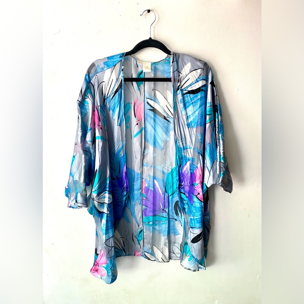 Rare Vintage 70s Victoria’s Secret 100% Silk Floral/M… - Gem